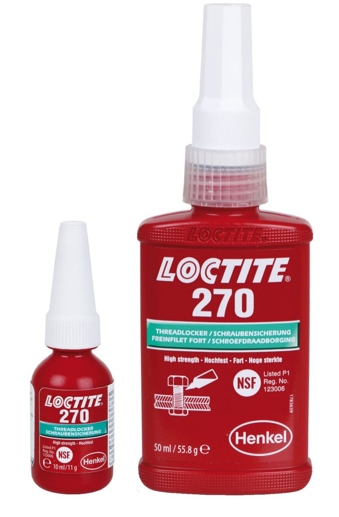 Loctite 270, High Strength Thread Locking, Content 50 ml