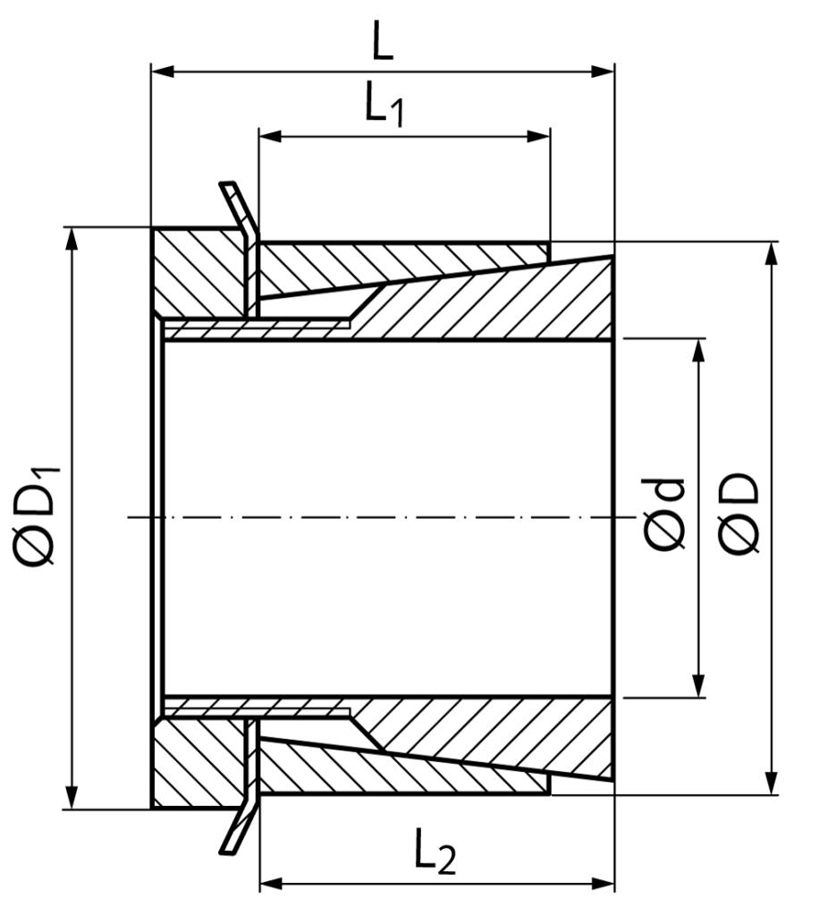 Locking assembly SSG bore 17mm size 17x25x32mm PN: 61520017 – Maedler ...