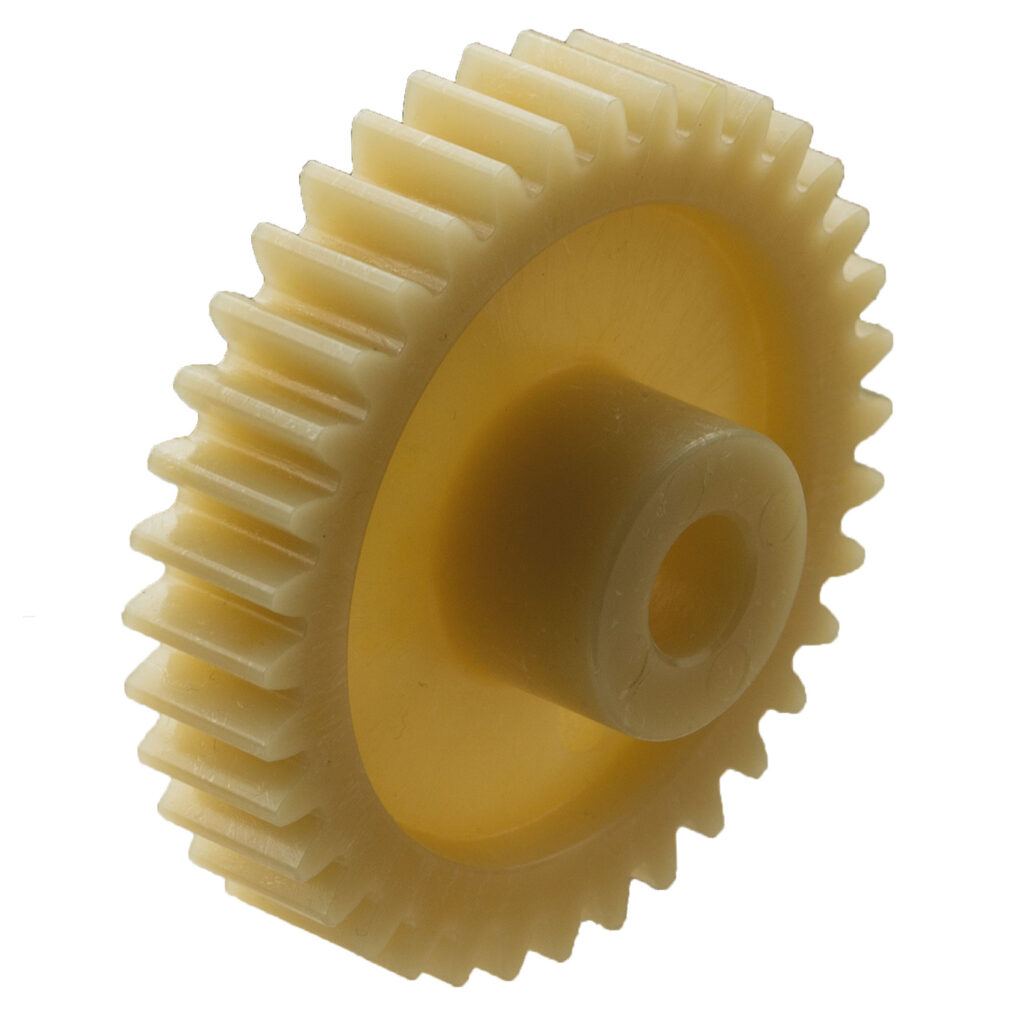 Spur gear made of polyketone die-cast with hub module 2.5 95 teeth ...