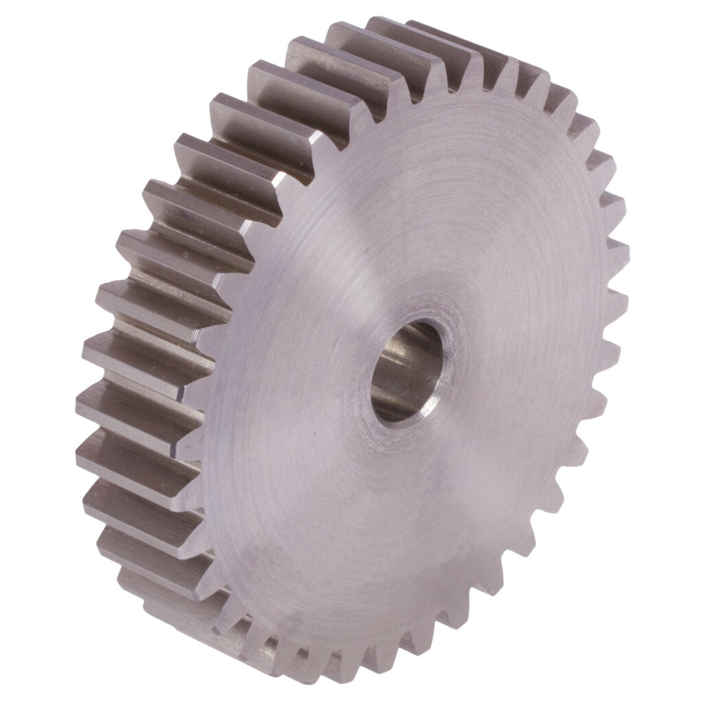 Spur gear made of steel C45 without hub module 2.5 43 teeth tooth width ...