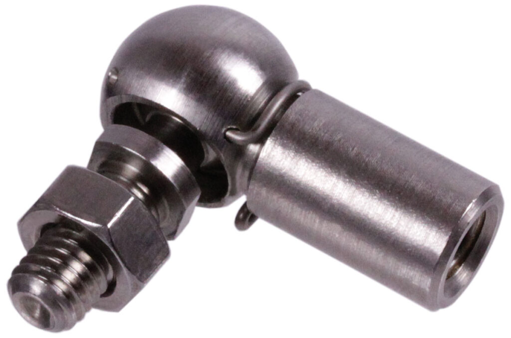 Angle joint DIN 71802 type CS with safety circlip size 8 thread M5 ...
