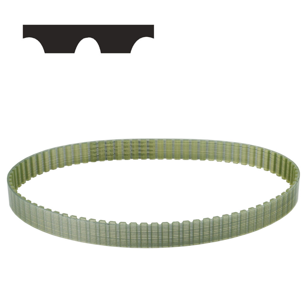 Polyurethane timing belt AT5 width 10mm Lw 1050mm 210 teeth 10 AT5/1050 ...